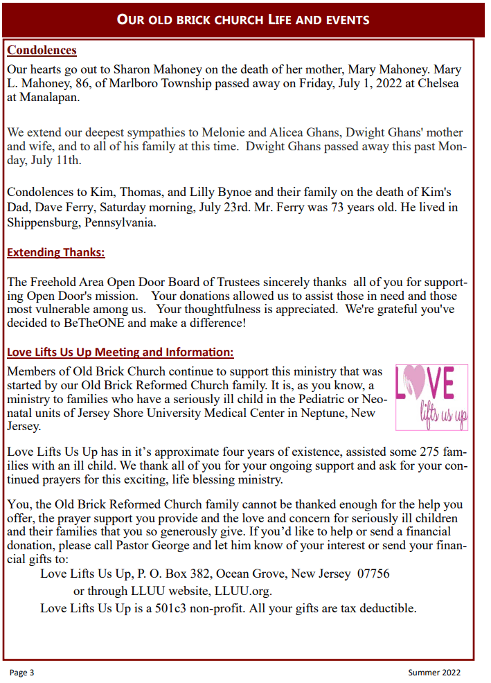 Sample Church Announcements Templates